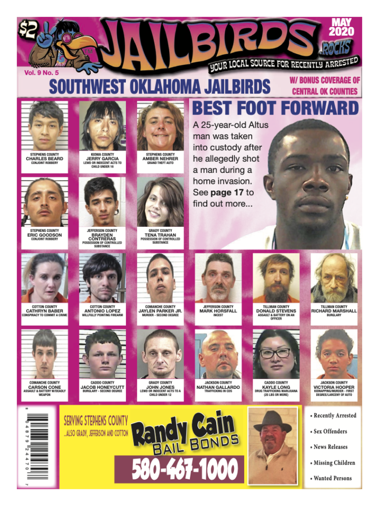 COMANCHE, CADDO, COTTON, KIOWA, TILLMAN, JACKSON, STEPHENS, GRADY - May ...