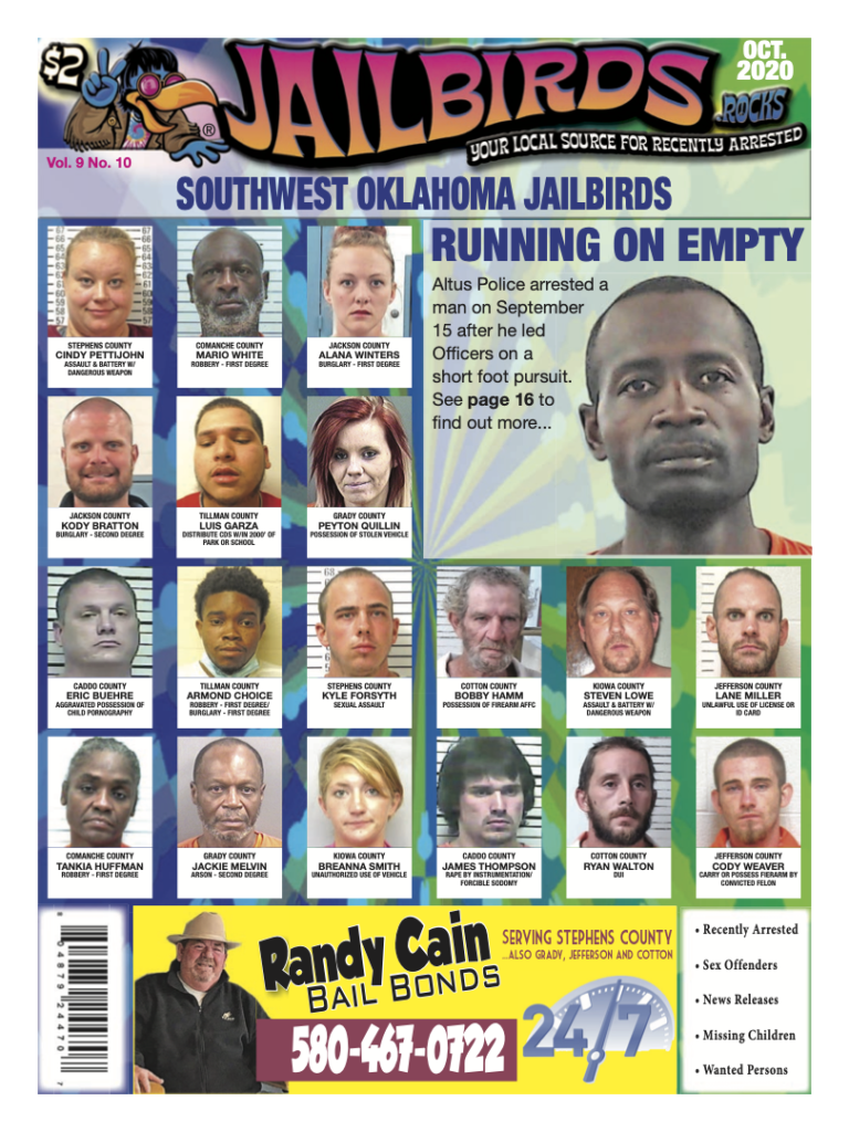 COMANCHE, CADDO, COTTON, KIOWA, TILLMAN, JACKSON, STEPHENS, GRADY ...